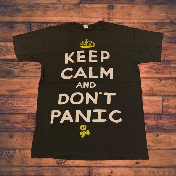 Hot Topic | Shirts | All Time Low Keep Calm Dont Panic Scene Kid Emo ...